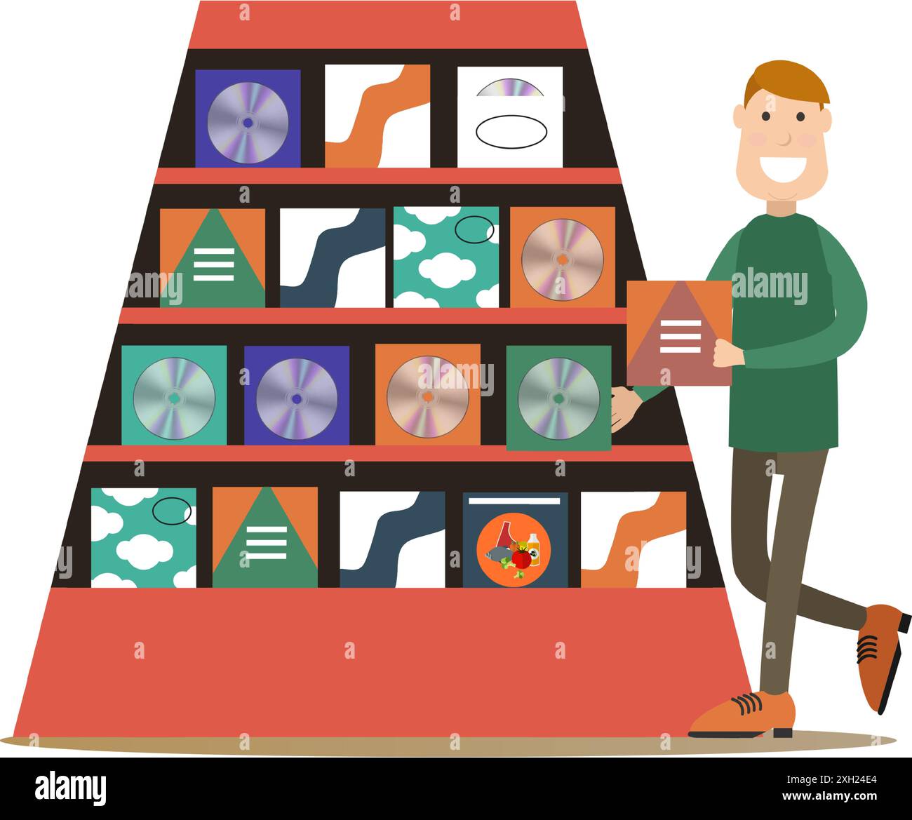 Radio people vector illustration in flat style Stock Vector Image & Art ...