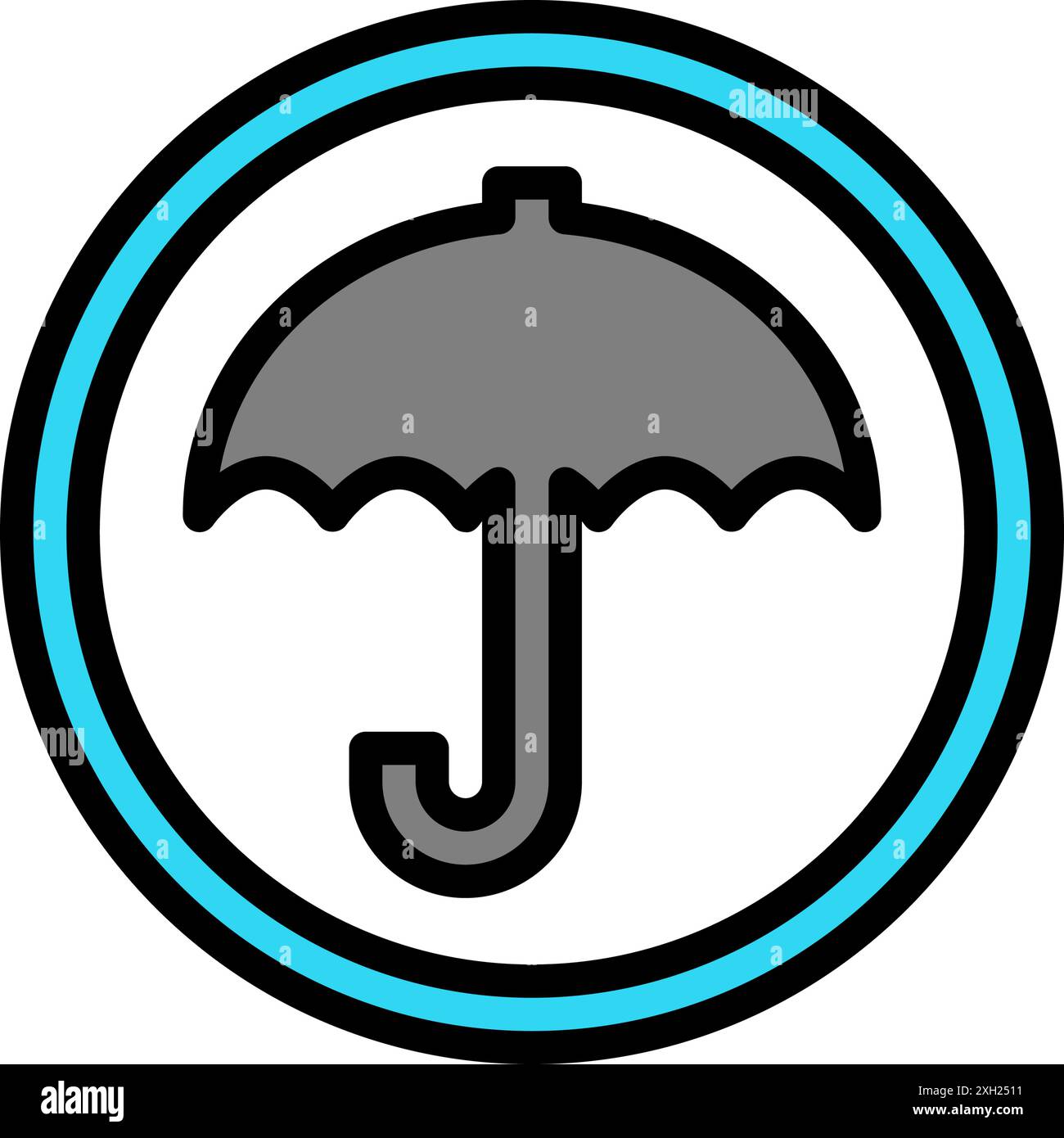 keep dry product label warning color icon vector illustration Stock ...