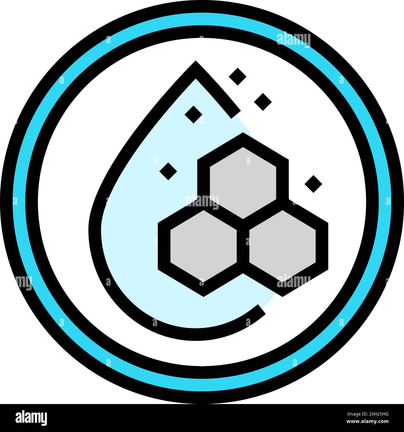 clean formula label product caution color icon vector illustration ...