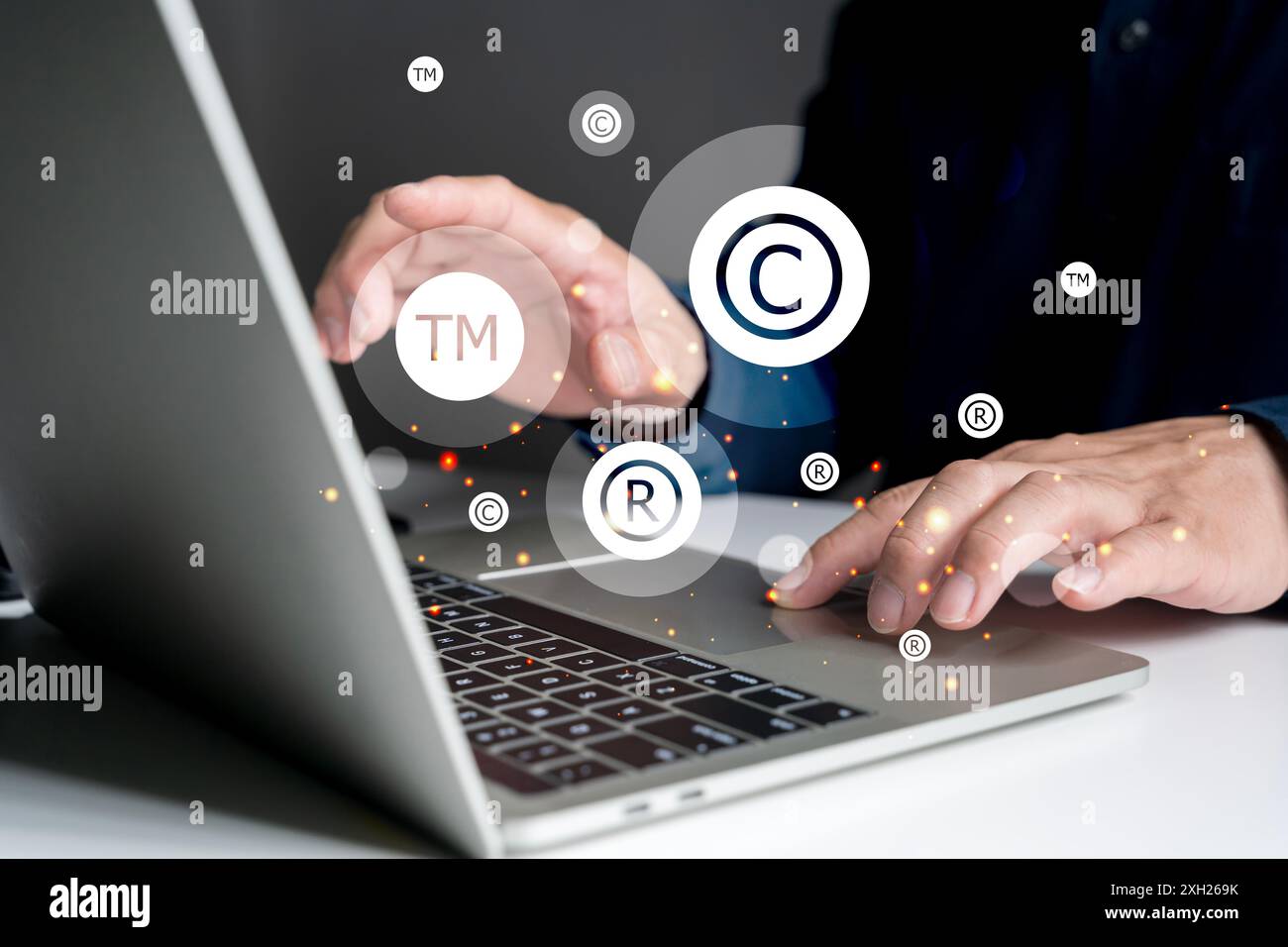 Registration mark icon on hi-res stock photography and images - Alamy