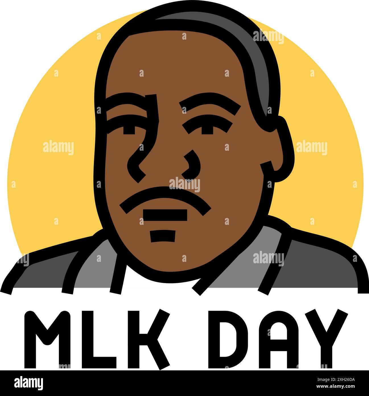 Monument martin luther king memorial Stock Vector Images - Alamy
