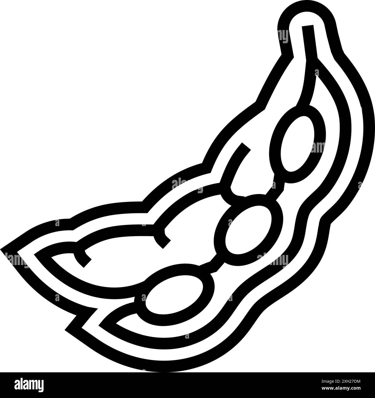 soy allergen free product food line icon vector illustration Stock ...