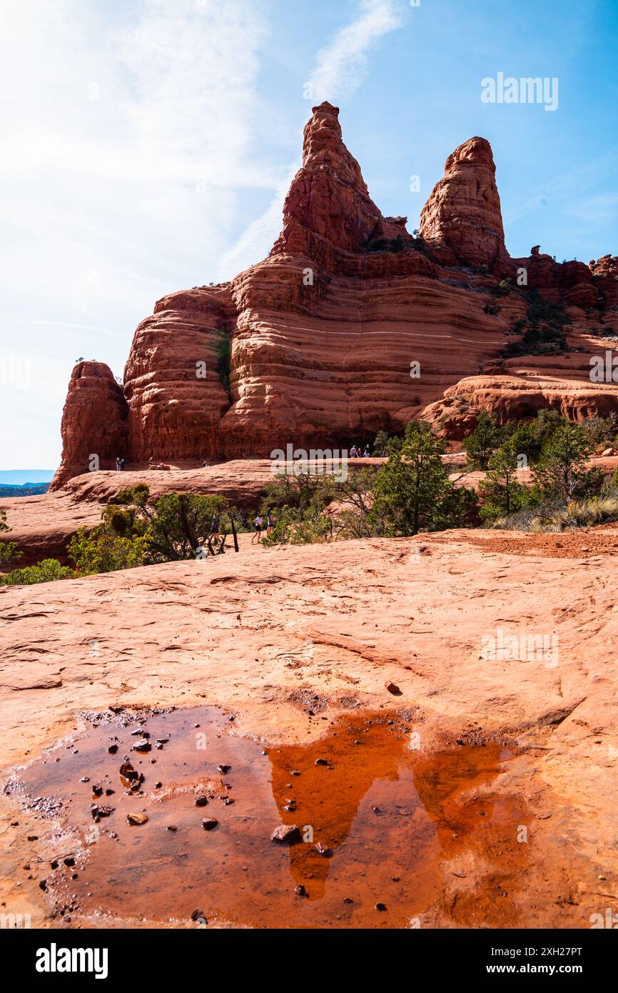 Little Horse to Chicken Point trail in Sedona Arizona USA Stock Photo ...
