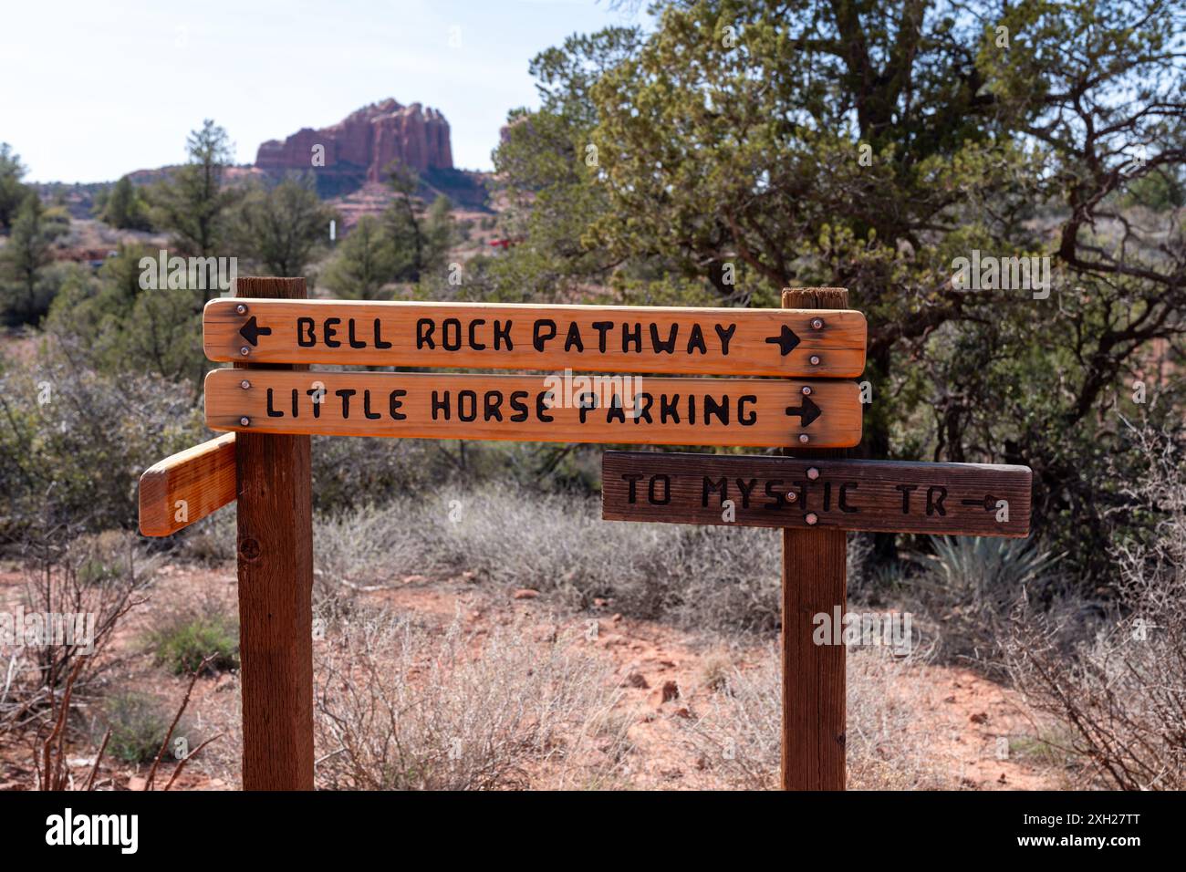 Bell Rock Pathway, Little Horse to Chicken Point and Mystic trail in ...