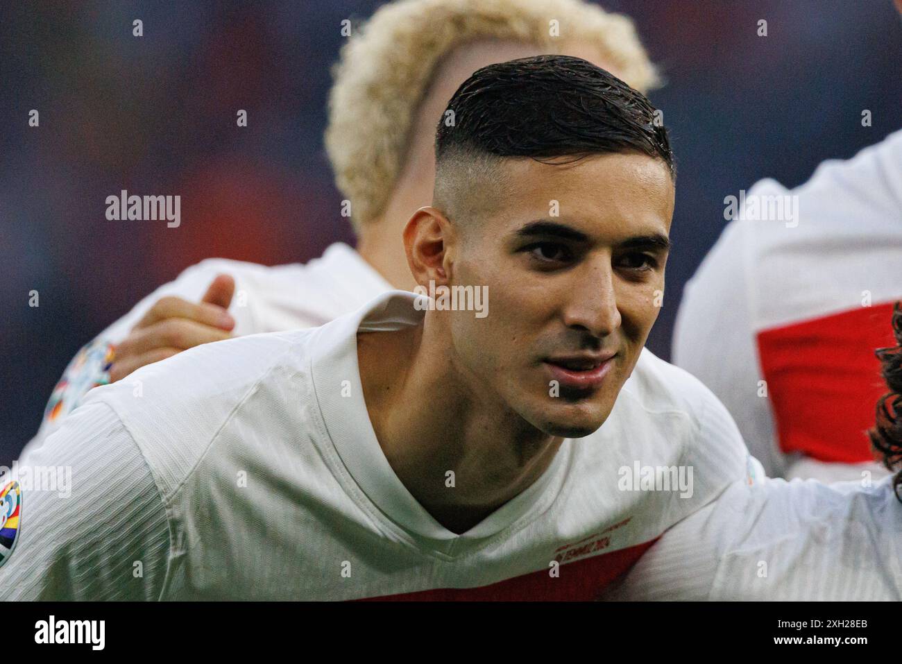 Mert Muldur seen during UEFA Euro 2024 quarterfinal game between ...