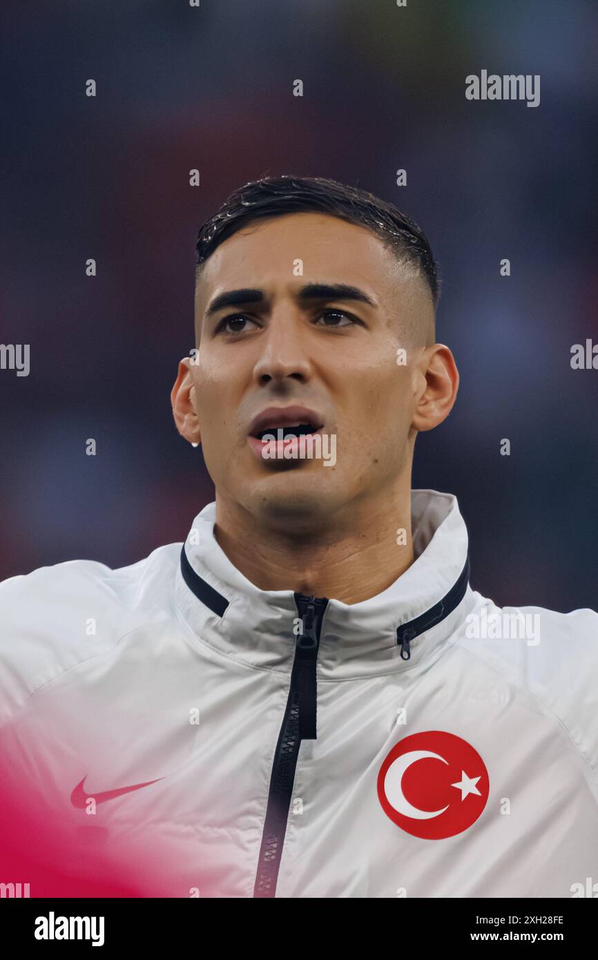 Mert Muldur seen during UEFA Euro 2024 quarterfinal game between ...