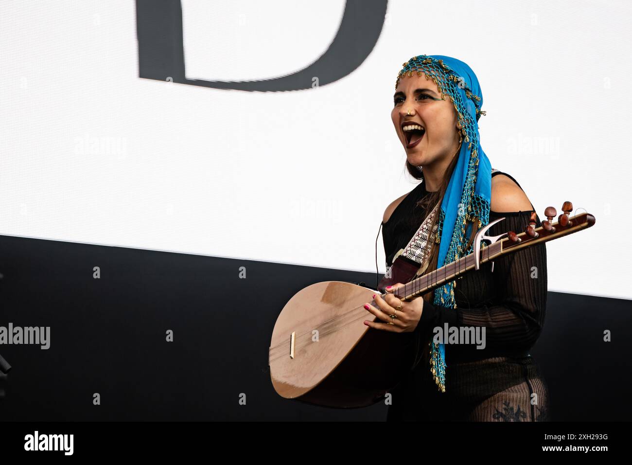 Roskilde, Denmark. 05th, July 2024. The Danish-Kurdish band AySay ...