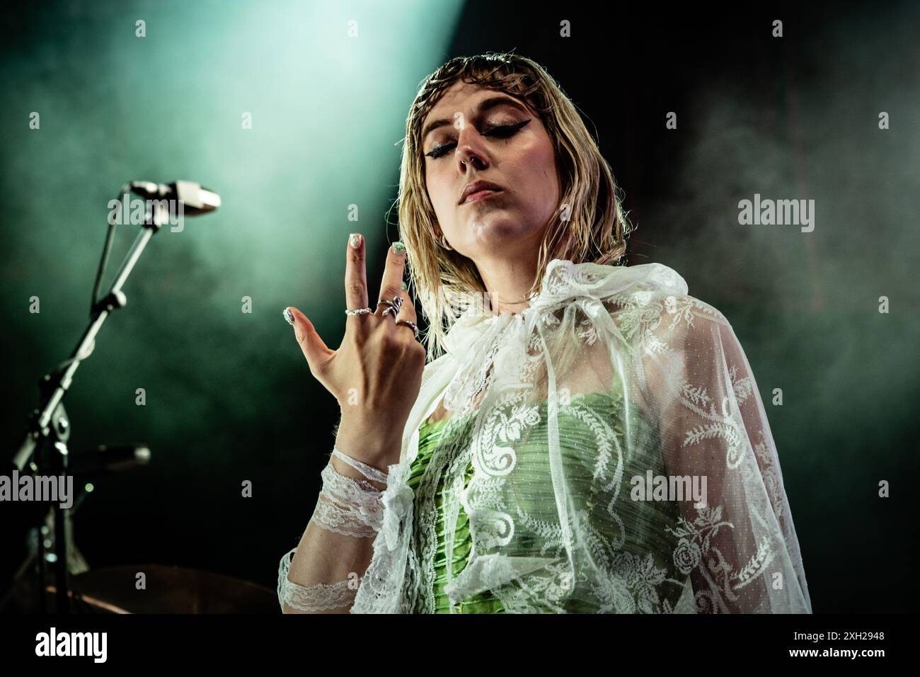 Roskilde, Denmark. 05th, July 2024. The Danish-German singer Greta ...