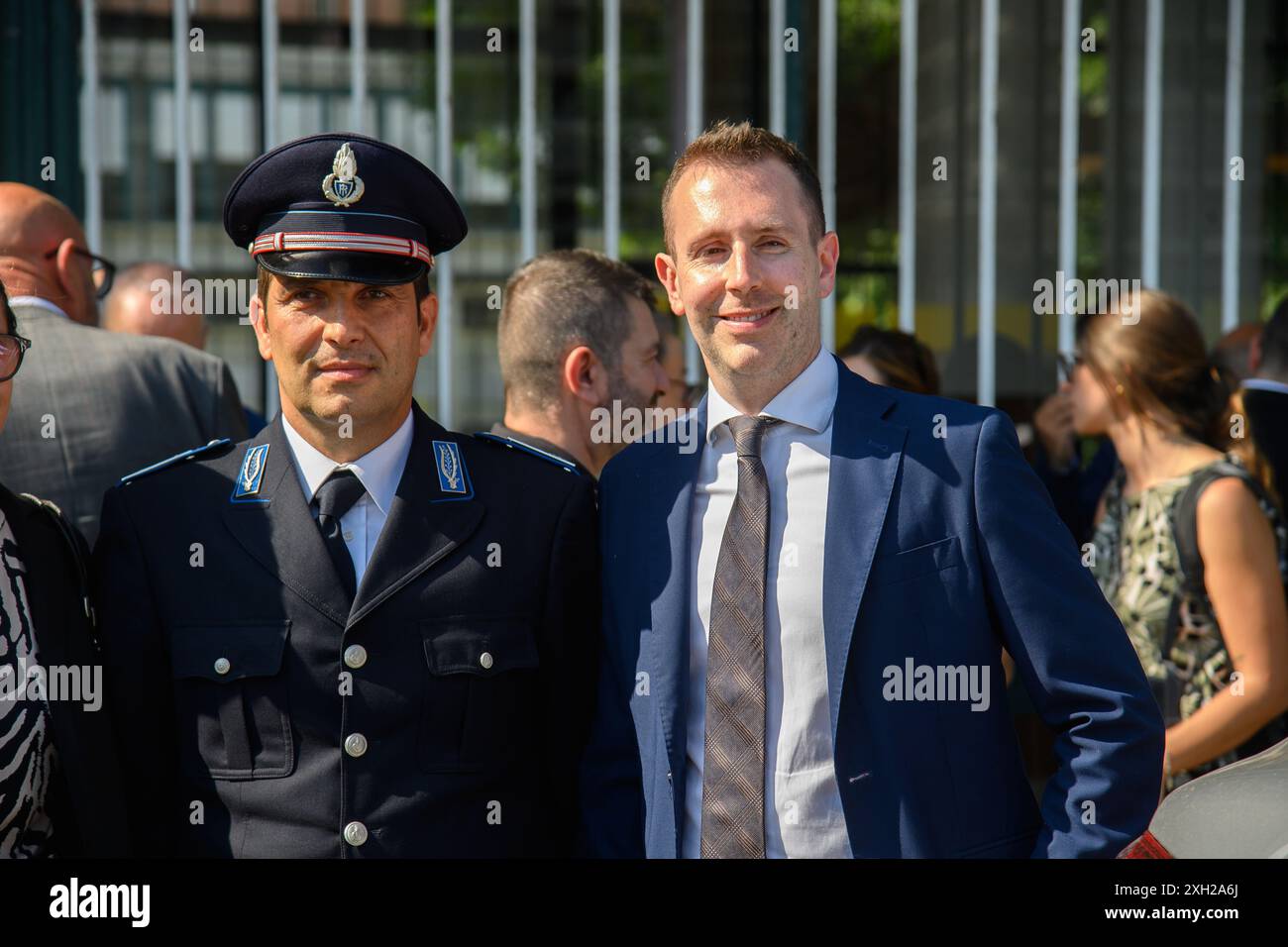 Milano, Italia. 11th July, 2024. Direttore carcere Claudio Ferrari (a ...