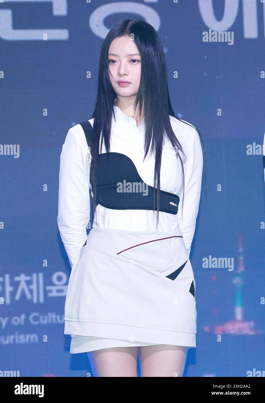 Seoul, South Korea. 11th July, 2024. Australian-Vietnamese singer Hanni ...