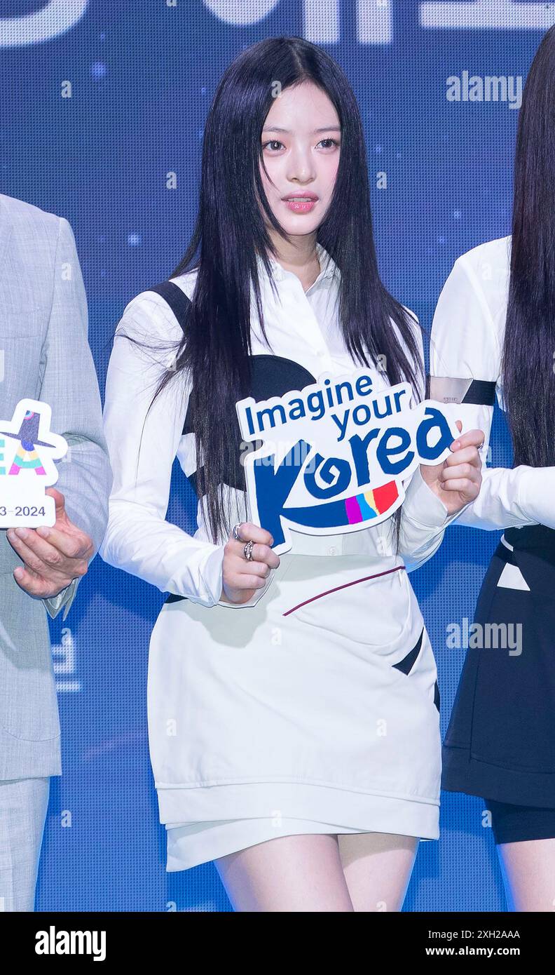 Seoul, South Korea. 11th July, 2024. Australian-Vietnamese singer Hanni ...