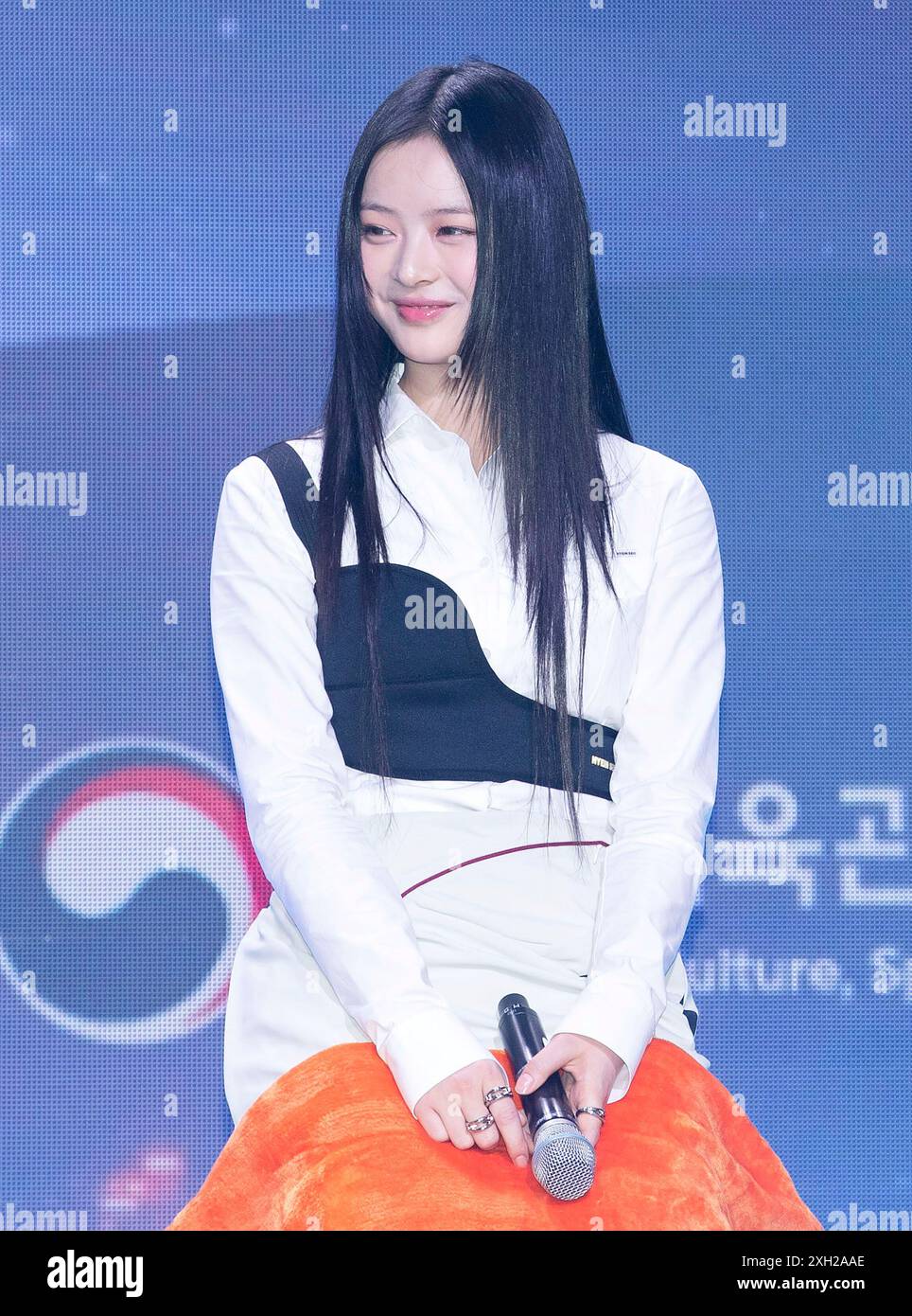 Seoul, South Korea. 11th July, 2024. Australian-Vietnamese singer Hanni ...