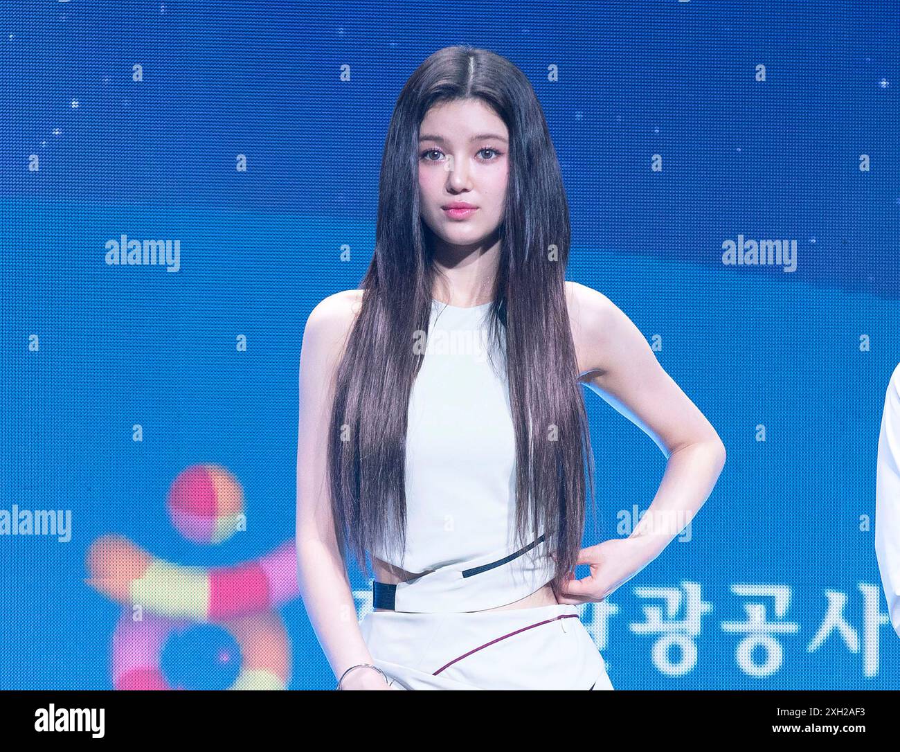 Seoul, South Korea. 11th July, 2024. Australian and South Korean singer ...