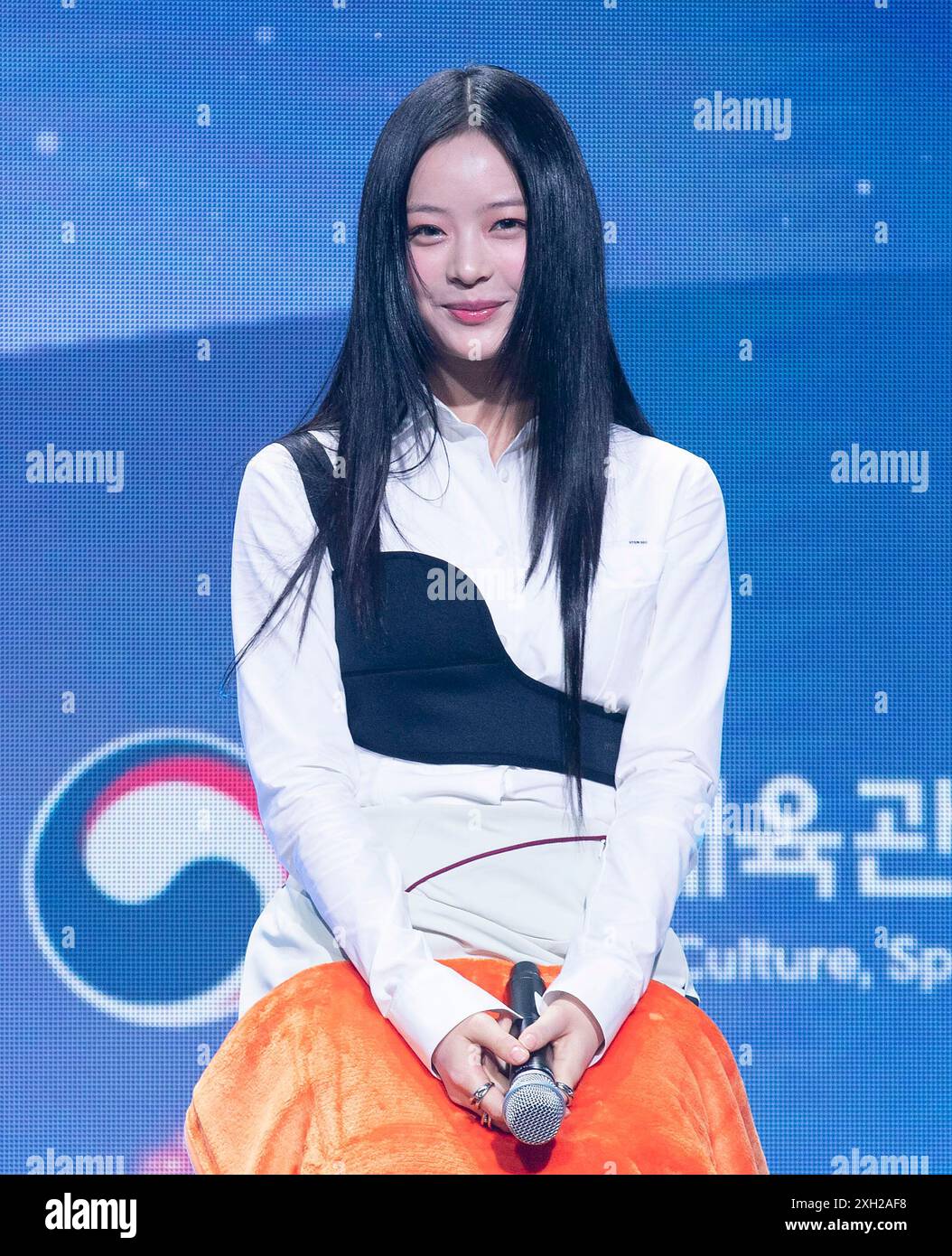 Seoul, South Korea. 11th July, 2024. Australian-Vietnamese singer Hanni ...