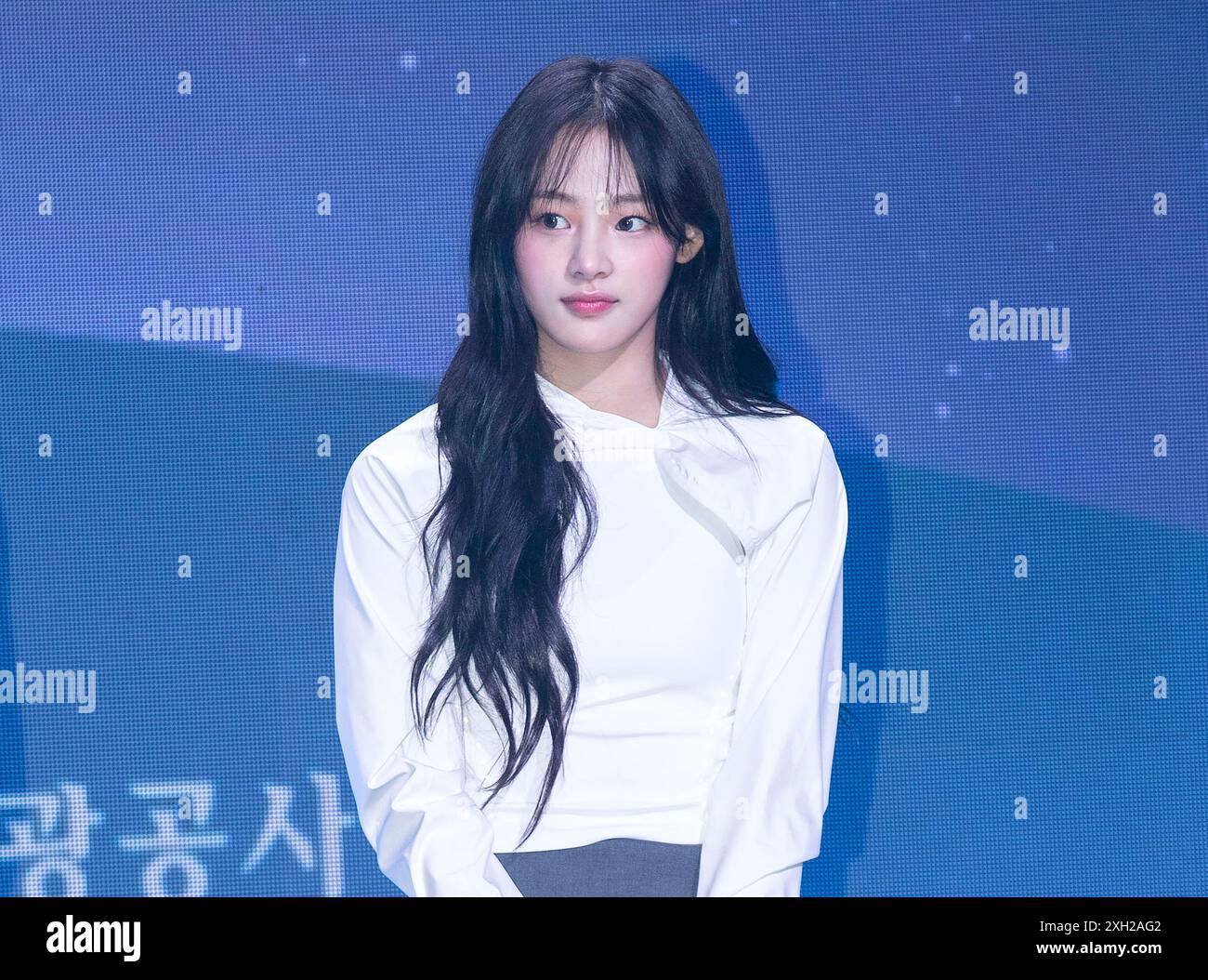 Seoul, South Korea. 11th July, 2024. South Korean singer Minji, member ...