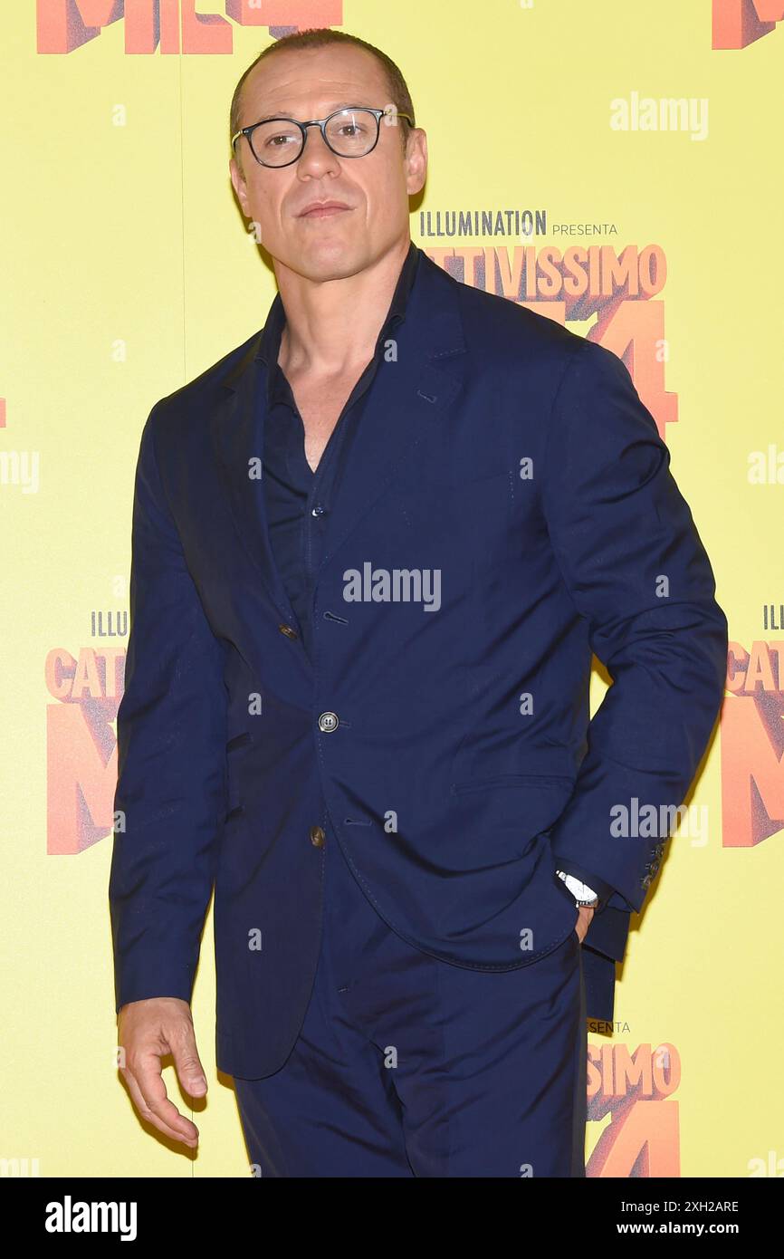 Rome, Italy. 11th July, 2024. Italian actor Stefano Accorsi attends the ...