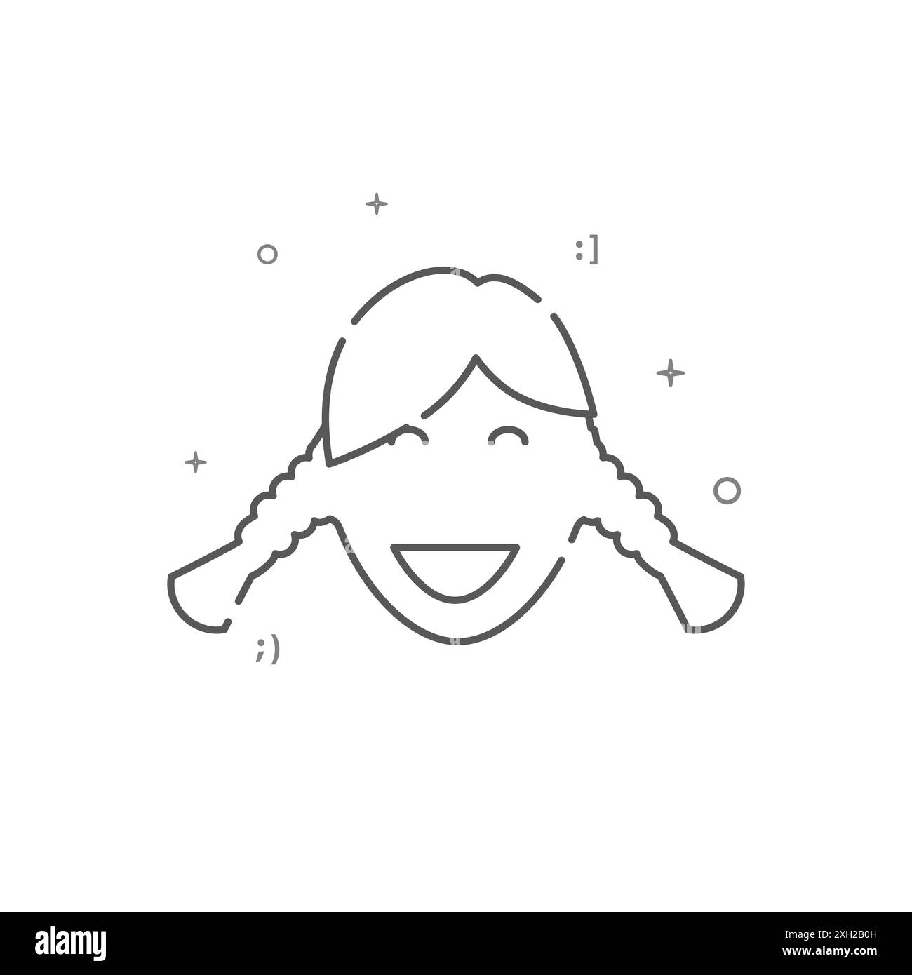 Happy modern teen girl Black and White Stock Photos & Images - Alamy