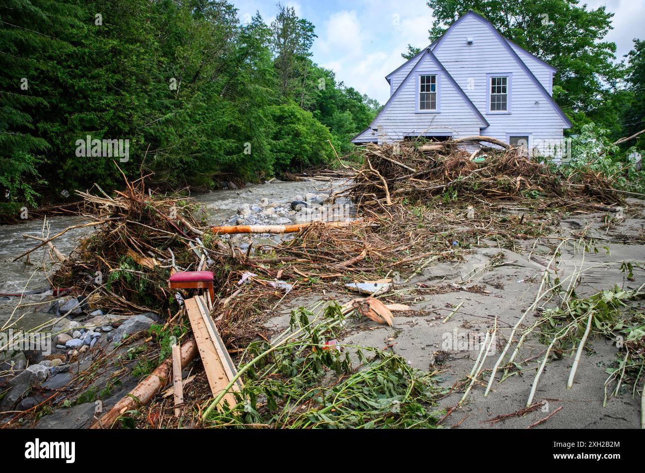 Vermont flood 2024 hi-res stock photography and images - Alamy