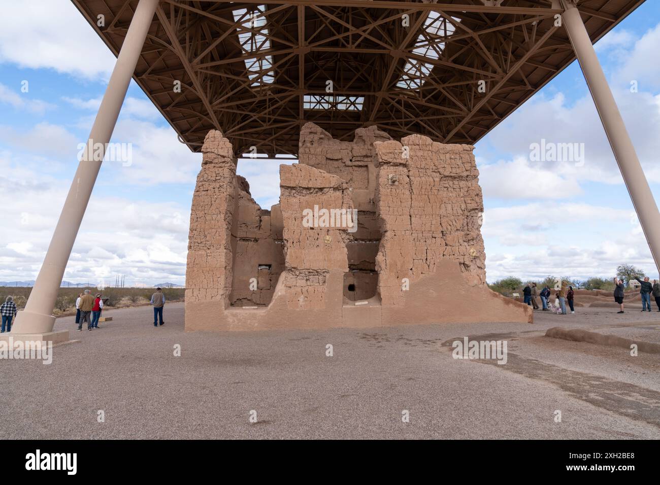 Coolidge, Arizona - December 23, 2023: Casa Grande Ruins National ...
