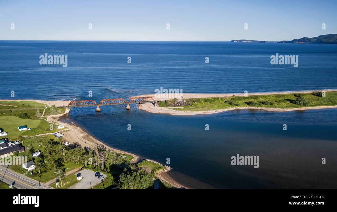 Gaspe peninsula landscape, Quebec, CA Stock Photo - Alamy