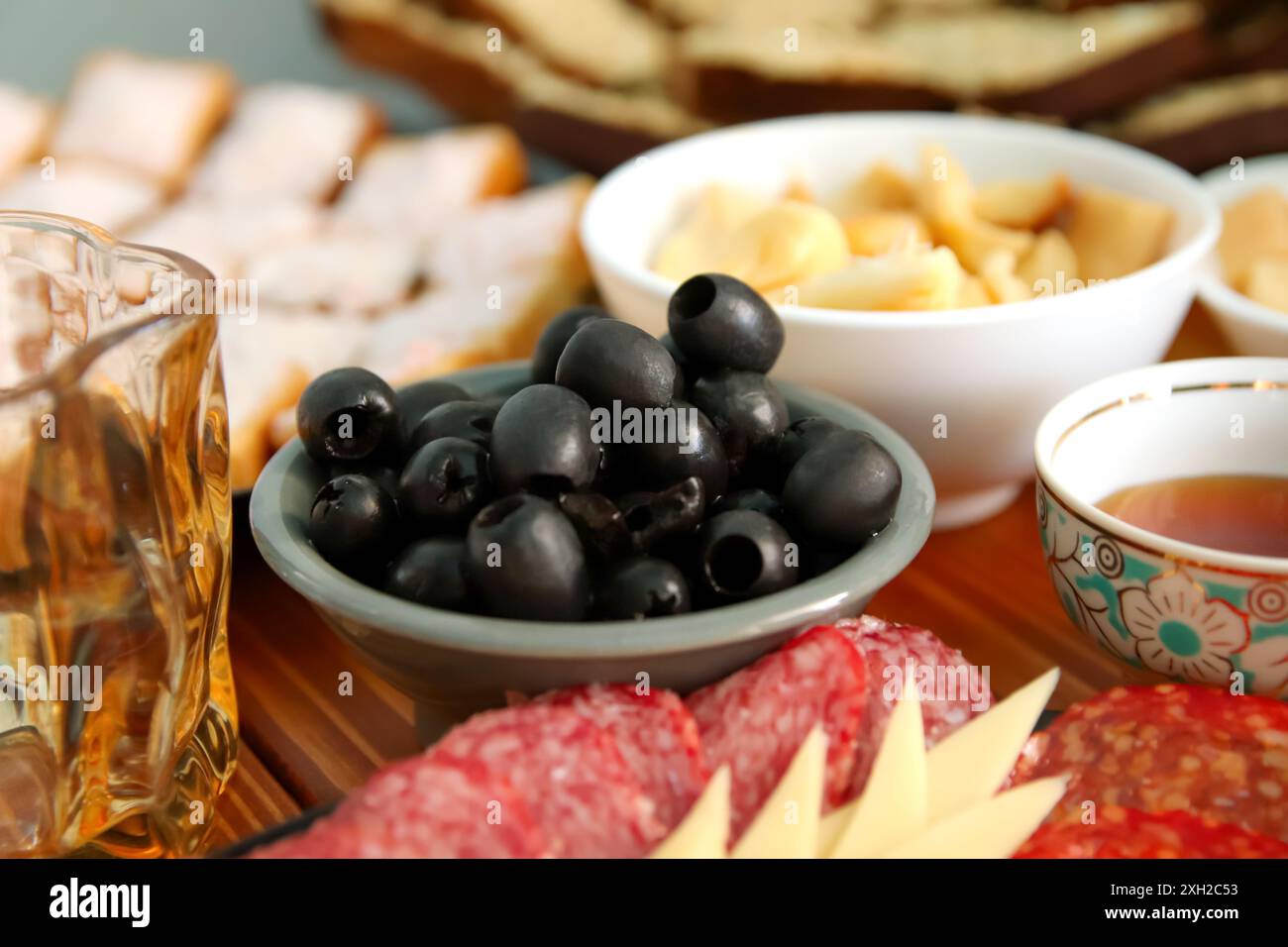 Delicious mediterranean buffet featuring hi-res stock photography and ...