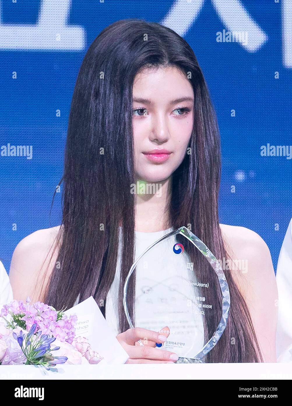 Seoul, South Korea. 11th July, 2024. Australian and South Korean singer ...