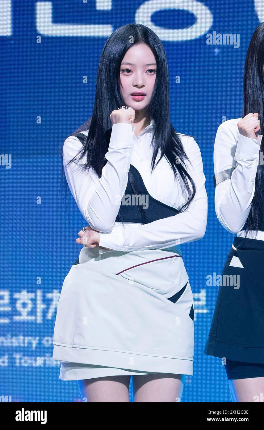 Seoul, South Korea. 11th July, 2024. Australian-Vietnamese singer Hanni ...