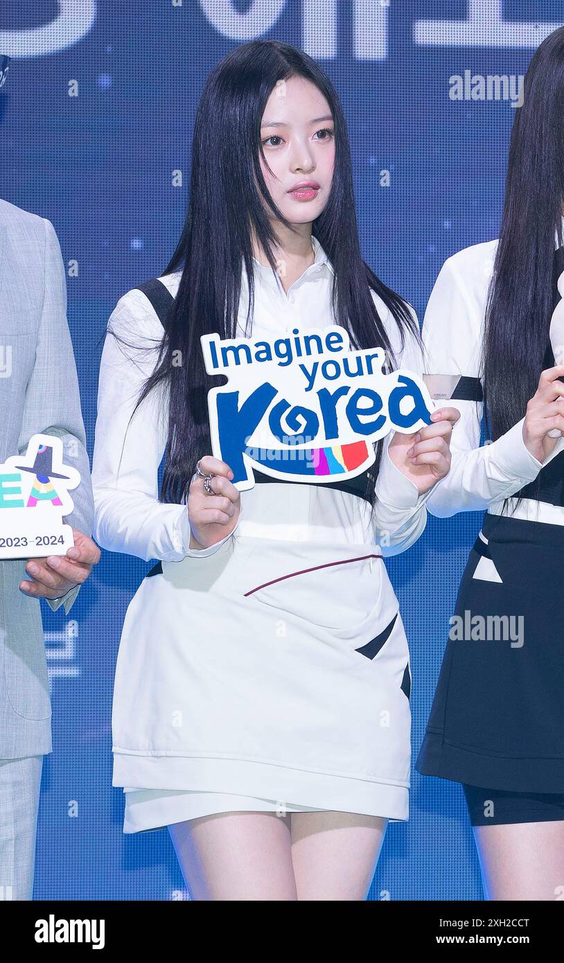 Seoul, South Korea. 11th July, 2024. Australian-Vietnamese singer Hanni ...