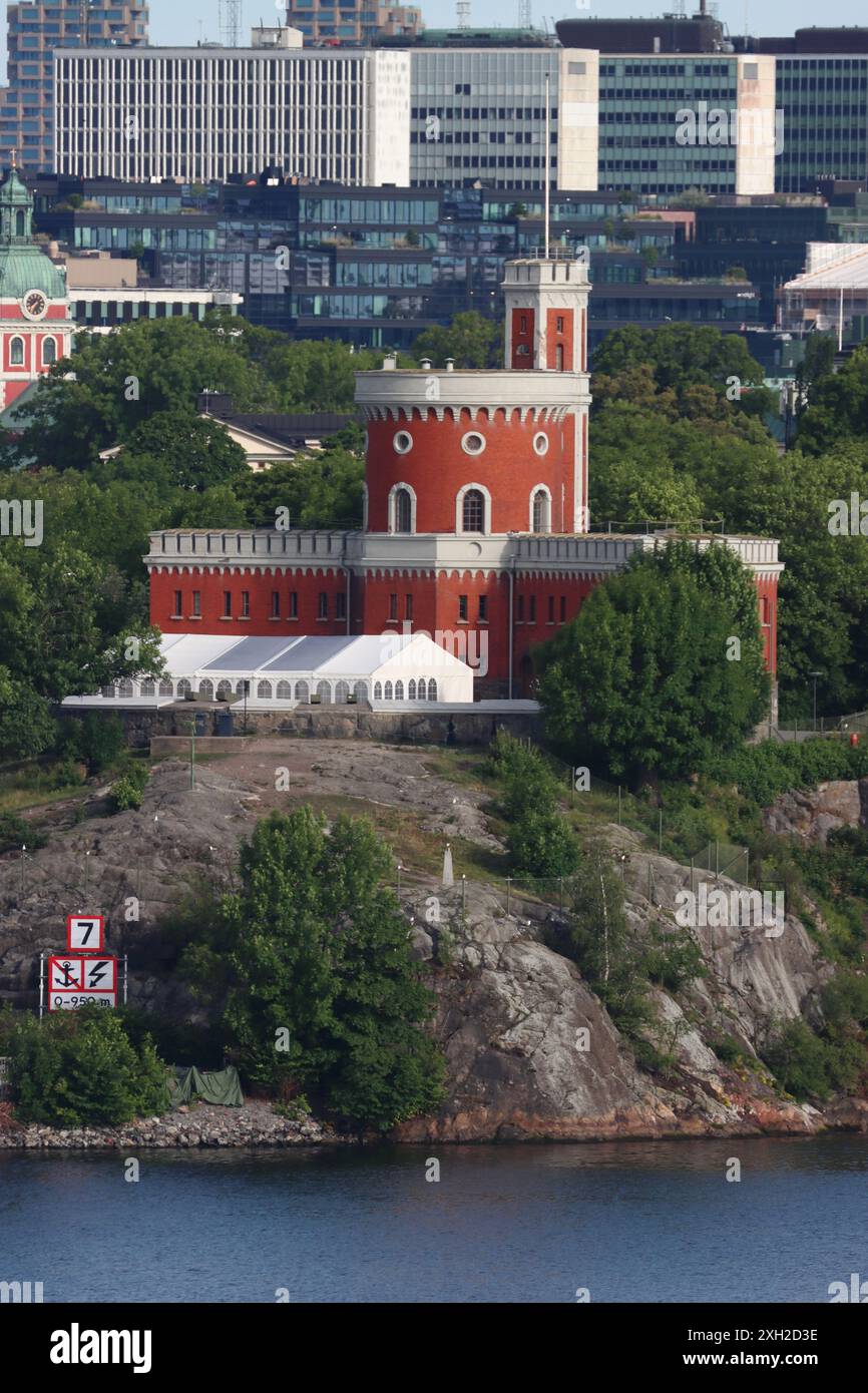 The 19th century Kastellet, a small castle or citadel on Kastellholmen ...