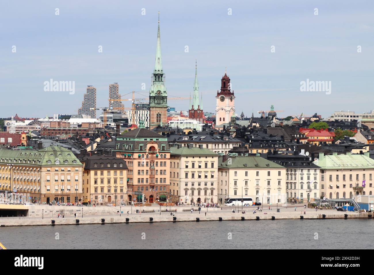 Stockholm city panorama house hi-res stock photography and images - Alamy