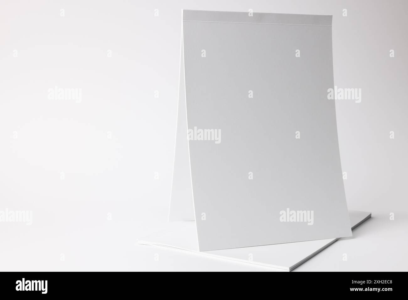 A blank tabletop display stands against a white background. Ideal for ...