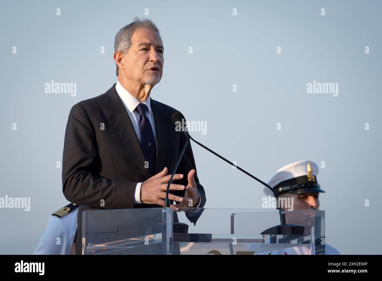 The intervention of the Minister for Civil Protection and Maritime ...