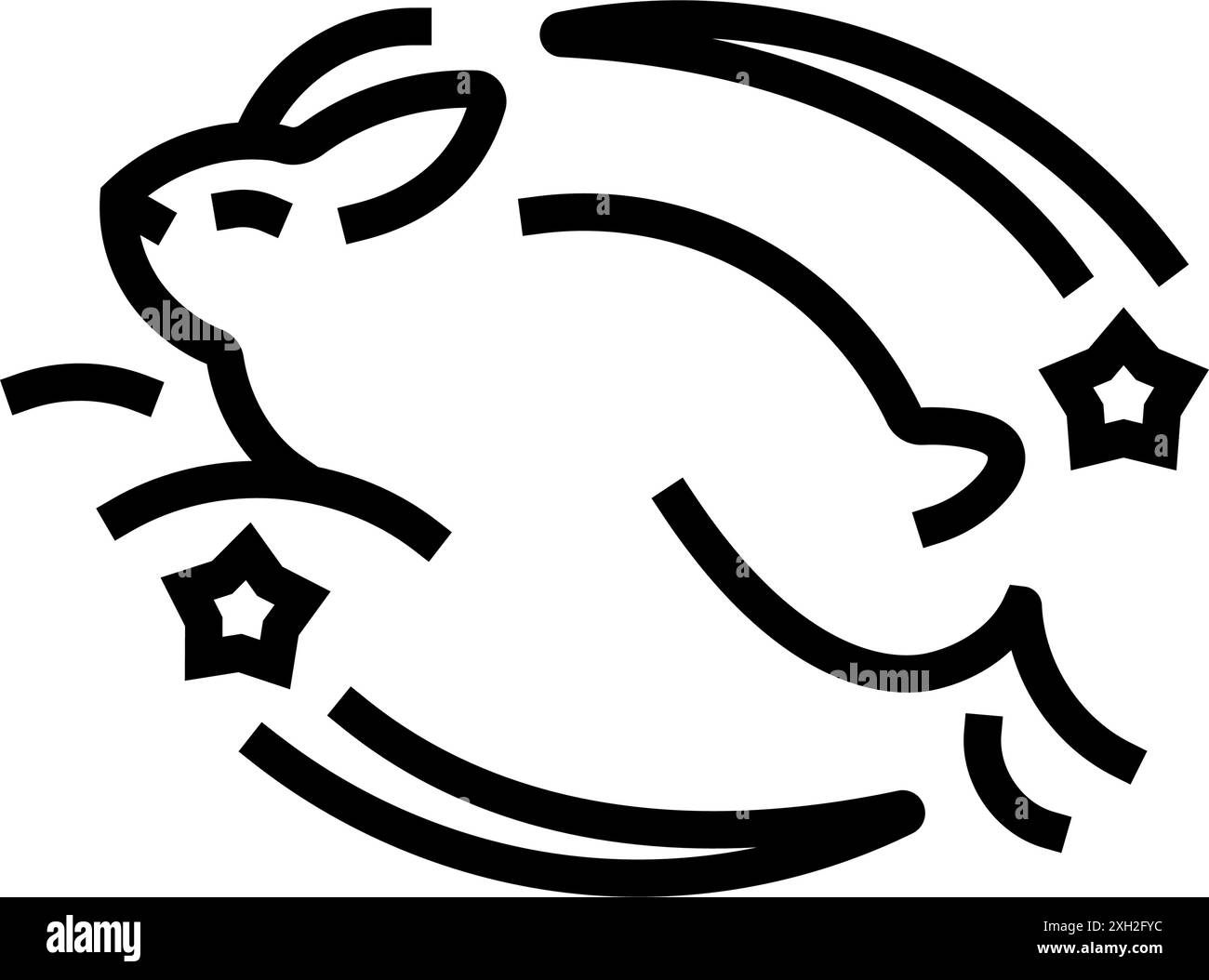 cruelty free product label warning line icon vector illustration Stock ...