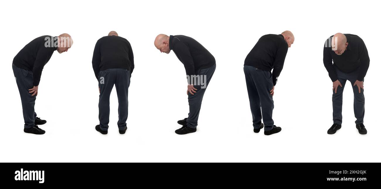 Man crouched full body hi-res stock photography and images - Alamy