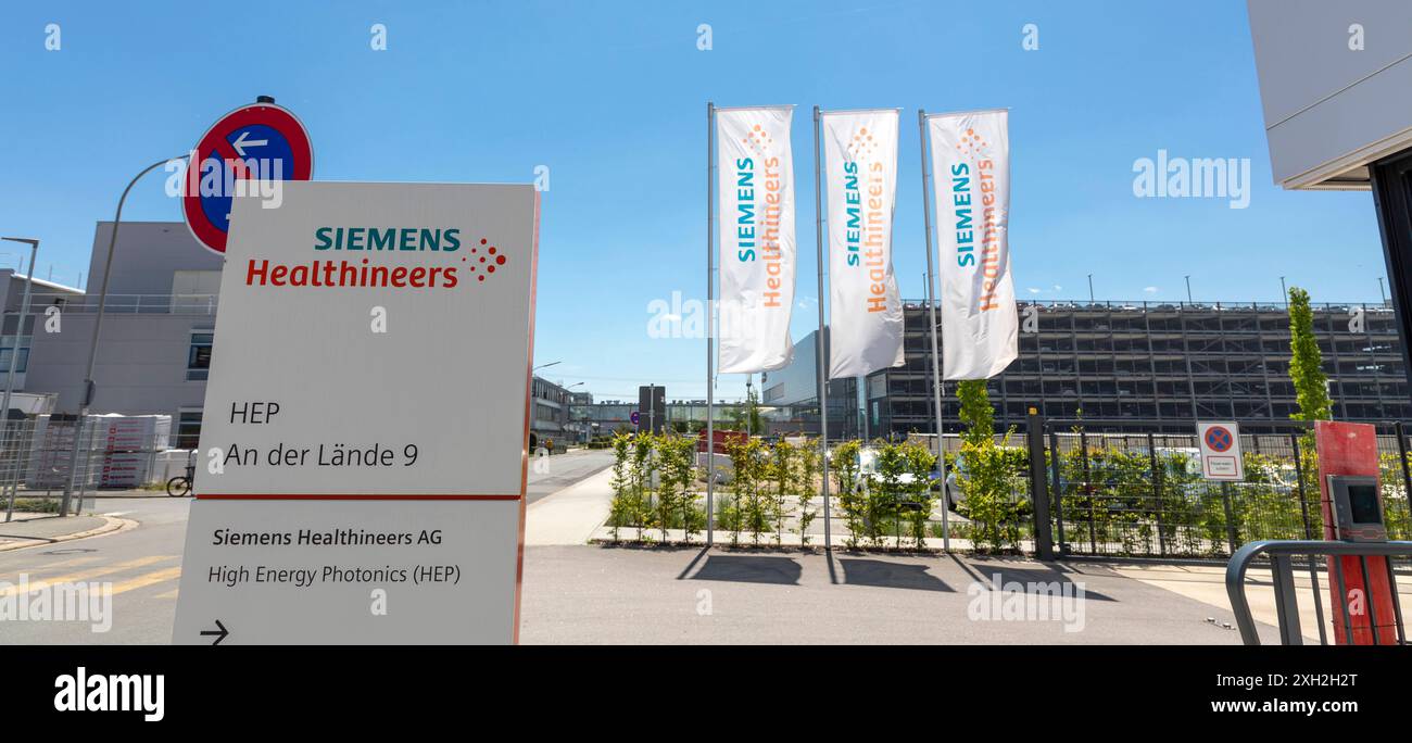 Bilderserie 09.07.2024 Die neuen Firmengebäude der Siemens Healthineers ...