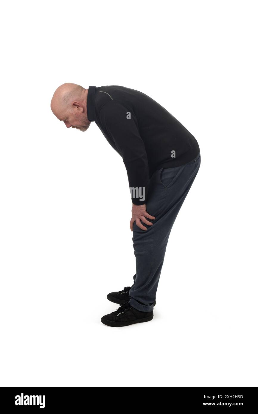 Man crouched full body hi-res stock photography and images - Alamy