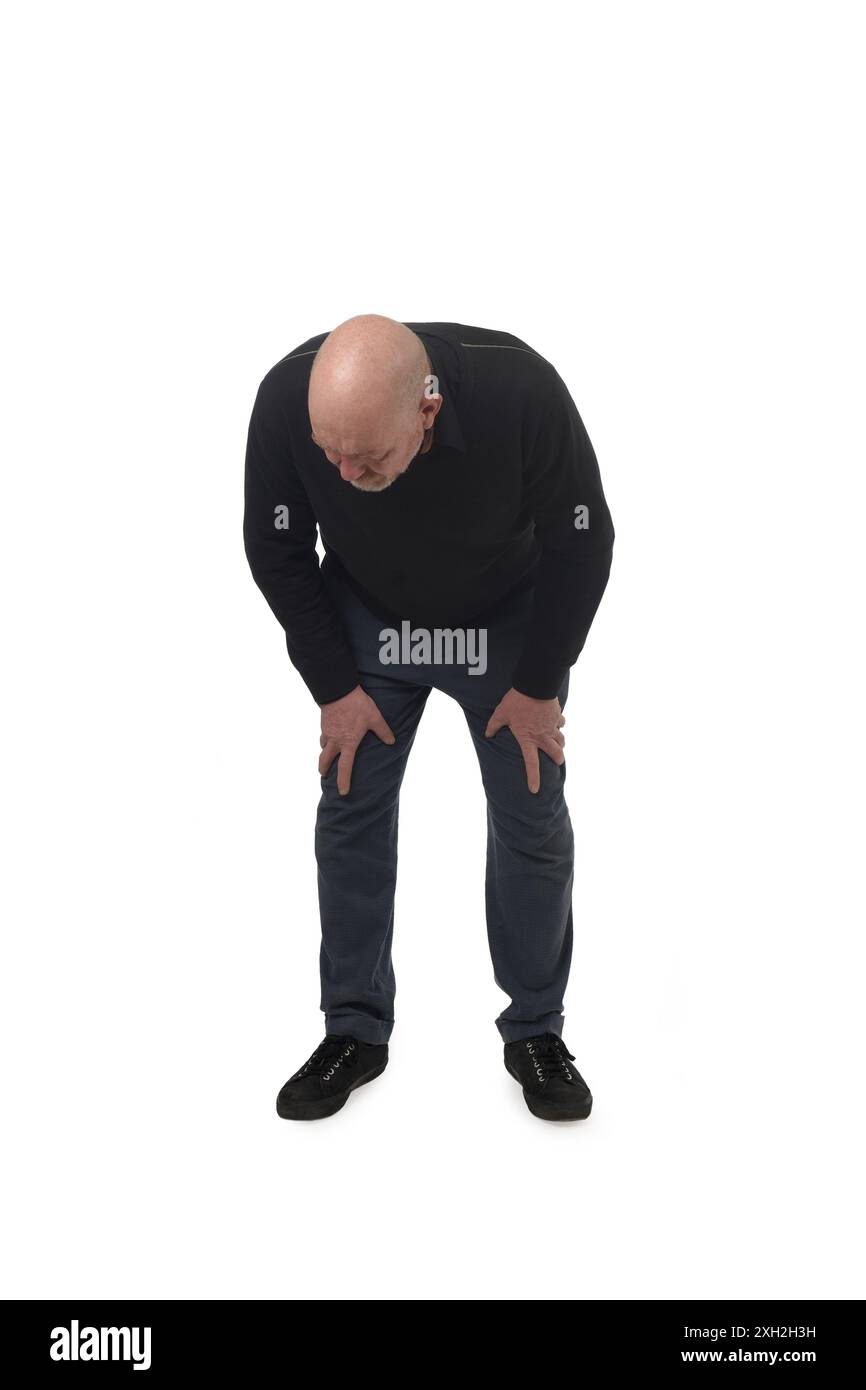 Man crouched full body hi-res stock photography and images - Alamy