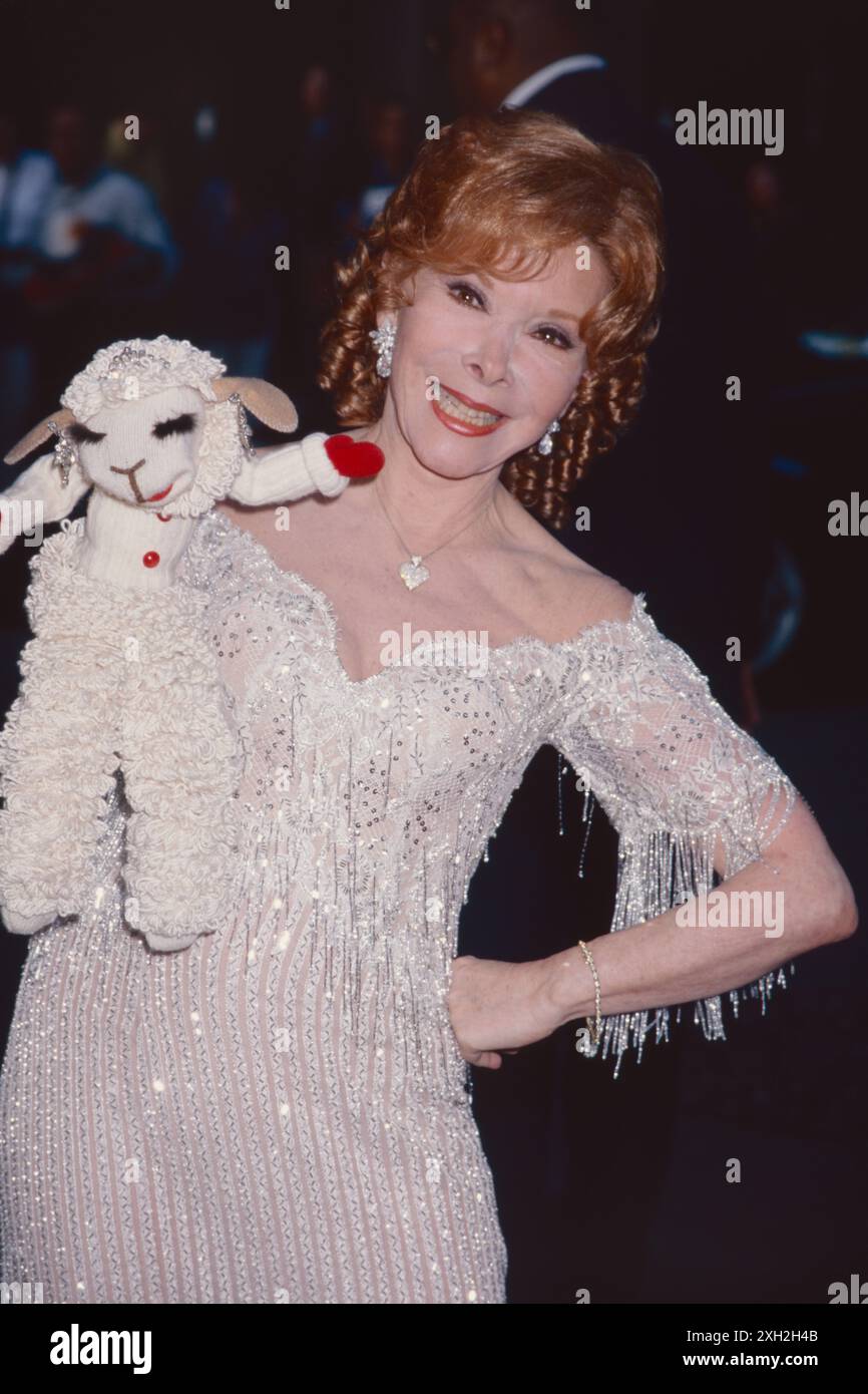 Shari Lewis and Lamb Chop attend the 25th Annual Daytime Emmy Awards ...
