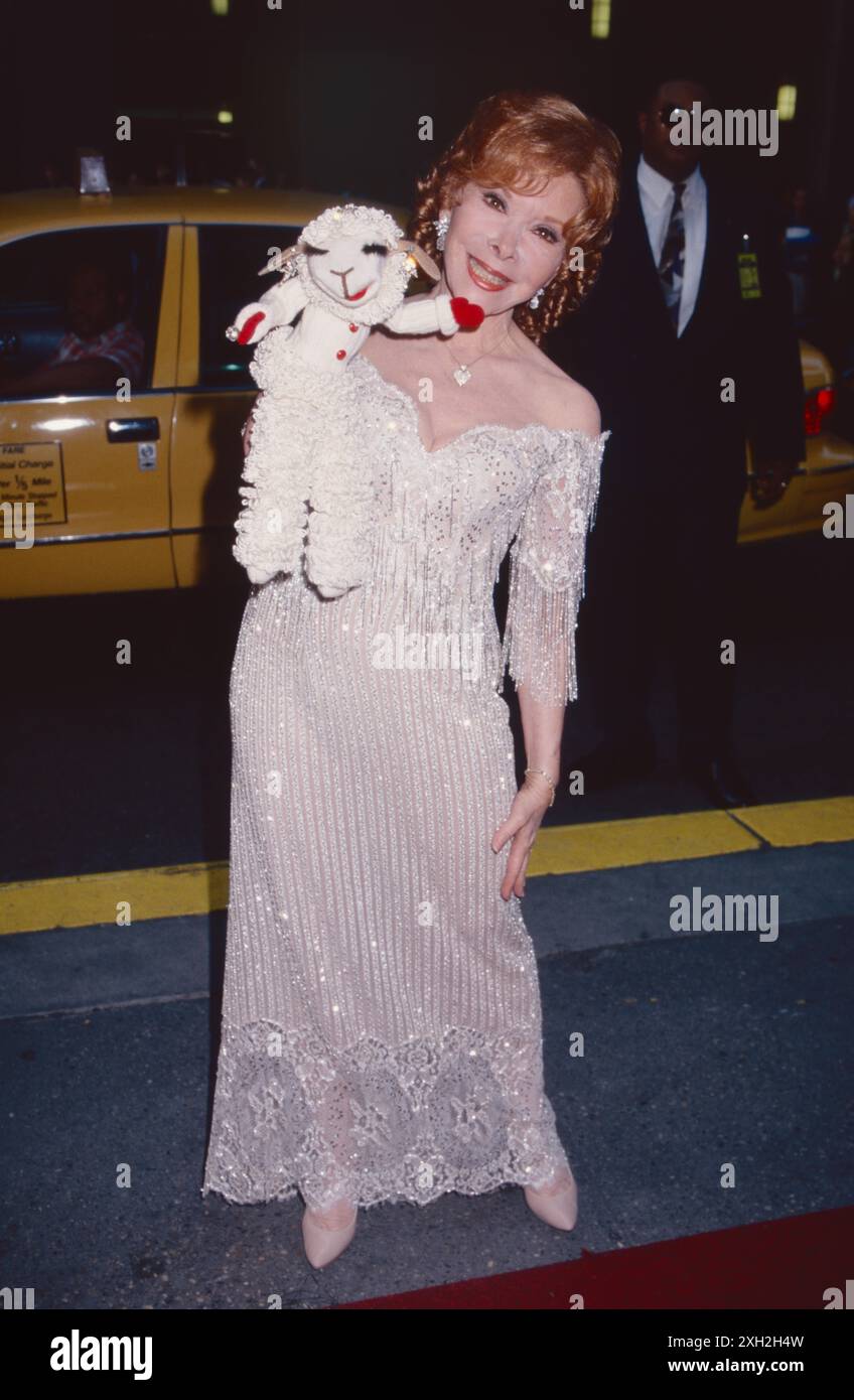 Shari Lewis and Lamb Chop attend the 25th Annual Daytime Emmy Awards ...