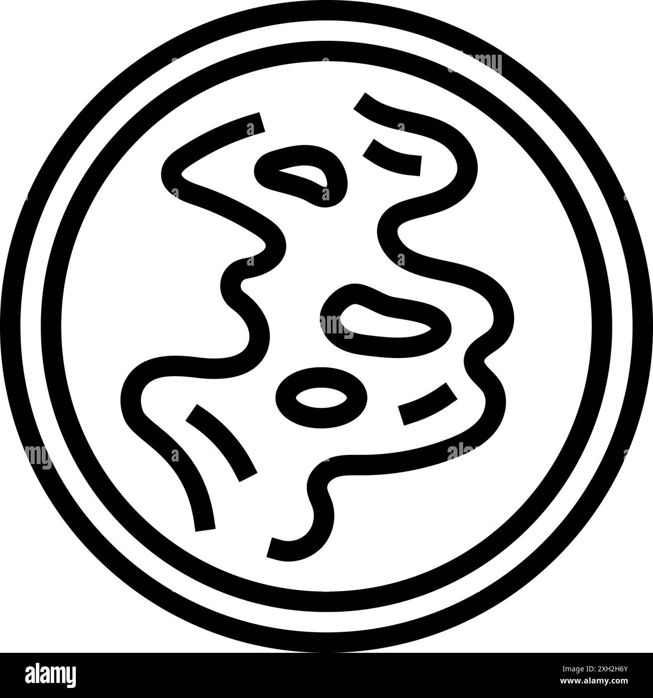 odor control product label caution line icon vector illustration Stock ...