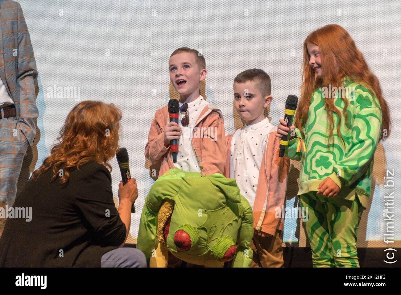 The two directors, brothers, from the movie "FROGGIE", Luke and Jake ...