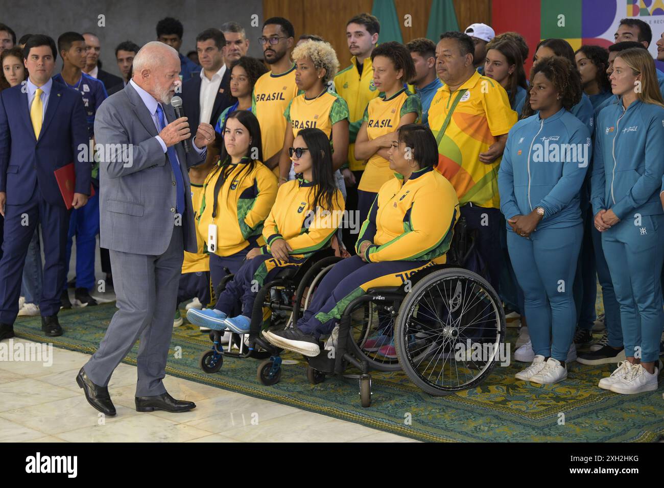 DF - BRASILIA - 07/11/2024 - BRASILIA, MEETING WITH PARALYMPIC AND ...