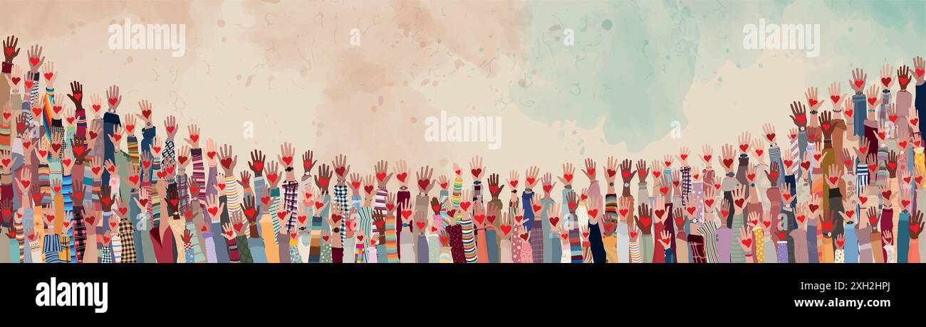 We love our volunteers Stock Vector Images - Alamy