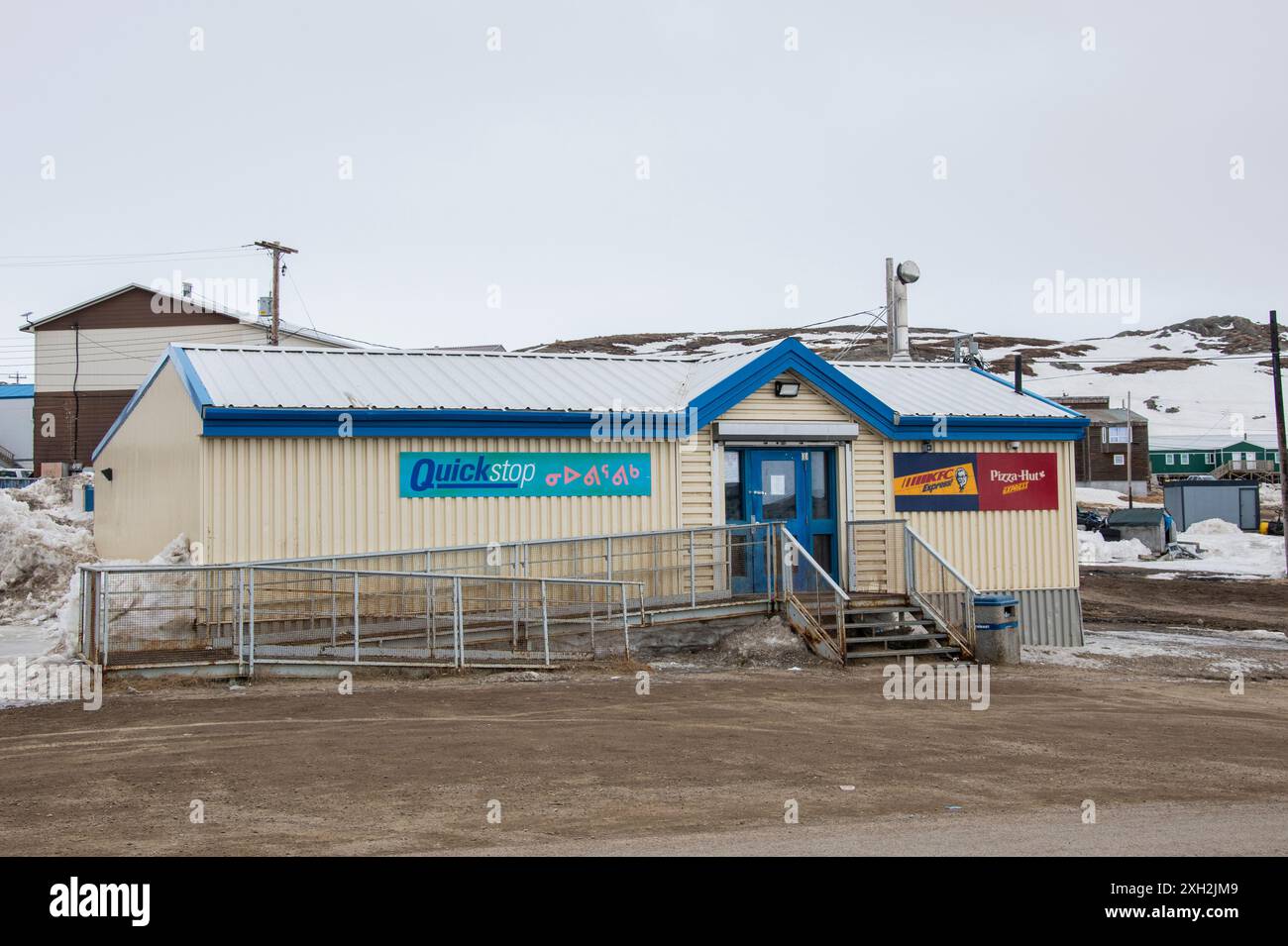 Quick Stop KFC and Pizza Hut Express on Nipisa Street in Iqaluit ...