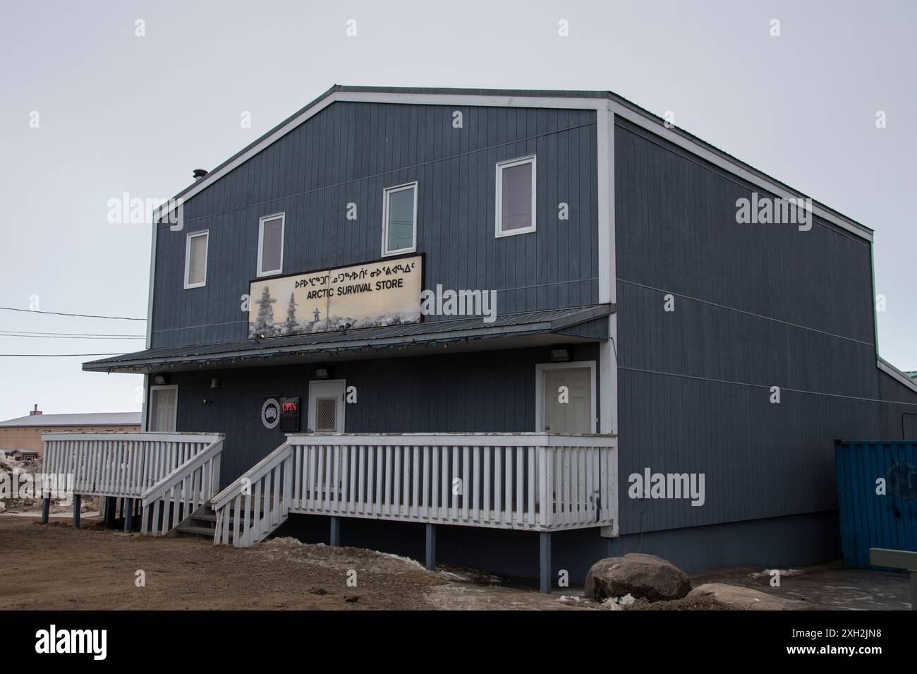 Arctic Survival Store on Nipisa Street in Iqaluit, Nunavut, Canada ...
