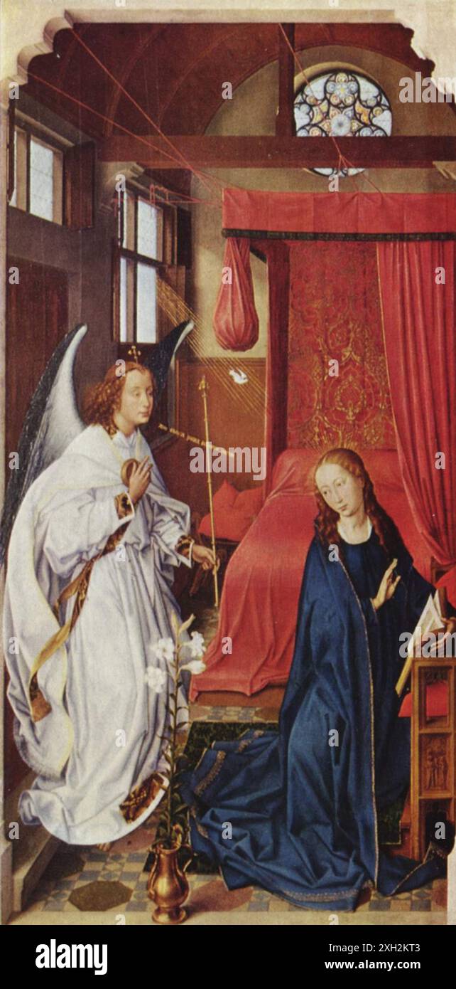 The Annunciation panel Rogier van der Weyden Stock Photo - Alamy