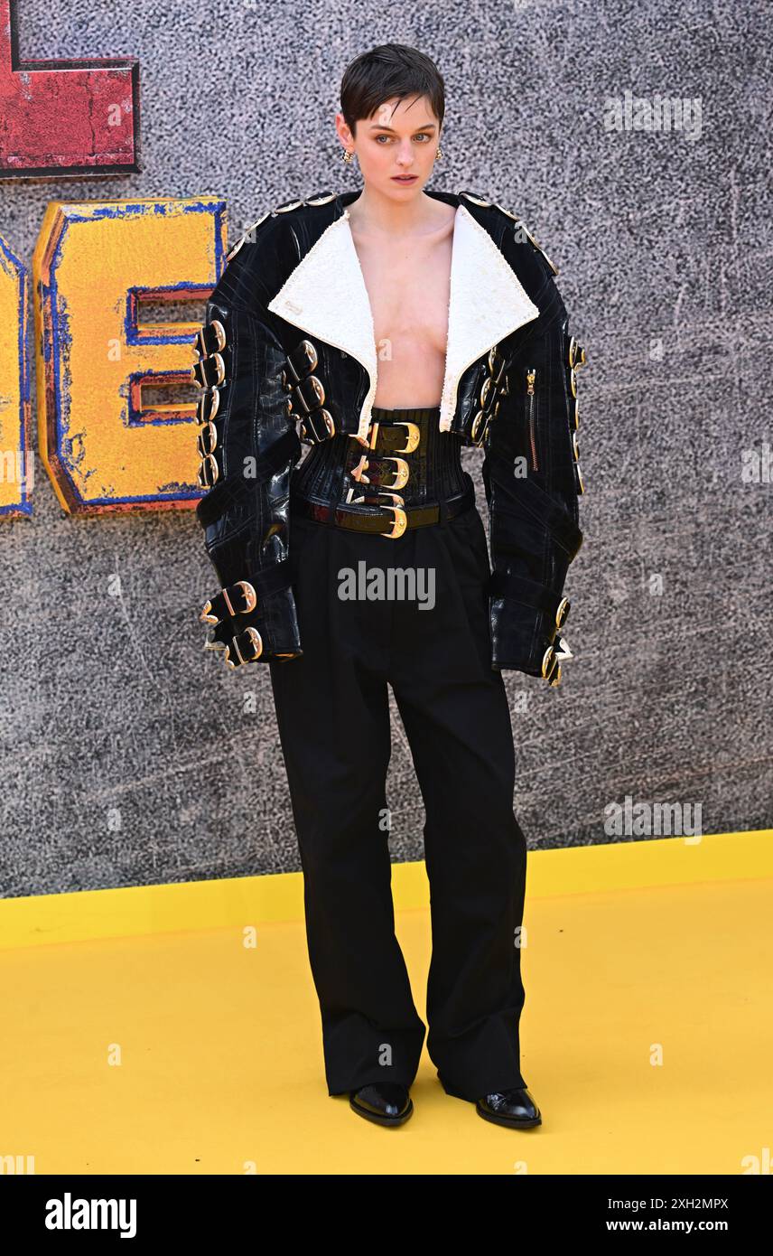 London, UK. July 11th, 2024. Emma Corrin arriving at the Deadpool ...