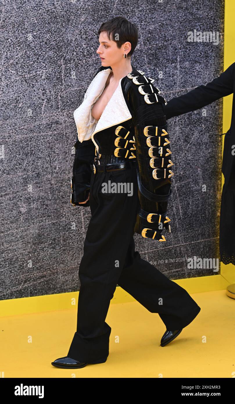 London, UK. July 11th, 2024. Emma Corrin arriving at the Deadpool ...