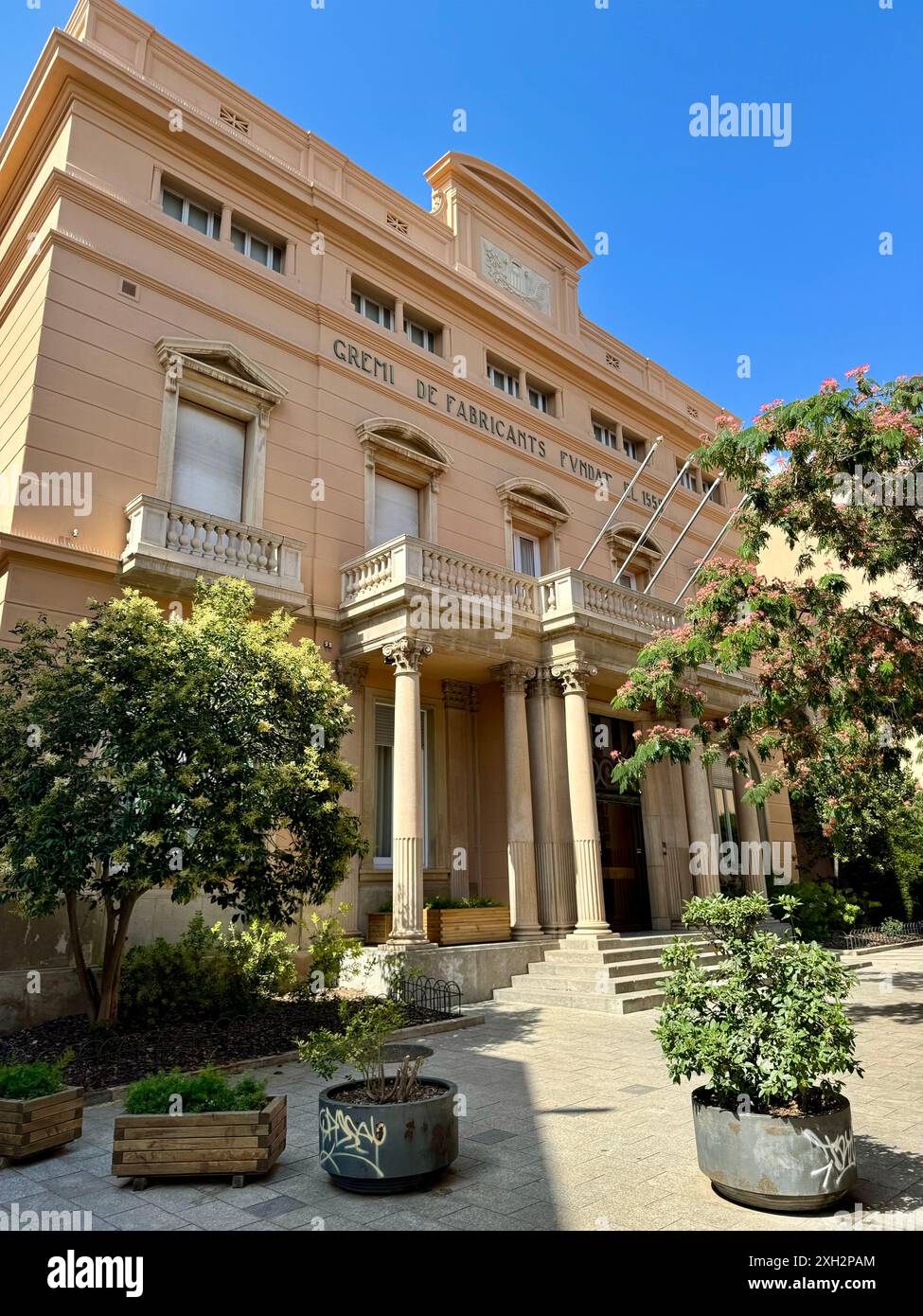Historic building of the Sabadell Manufacturers' Guild, which presents ...