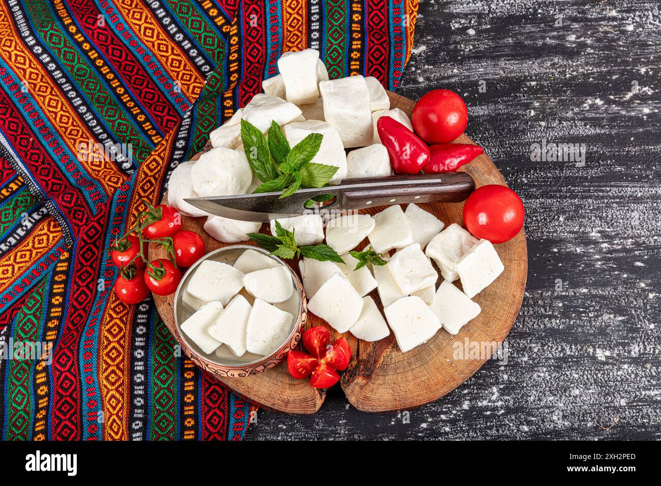 Cheese collection, cheese balls made of cow cheese from Gaziantep ...